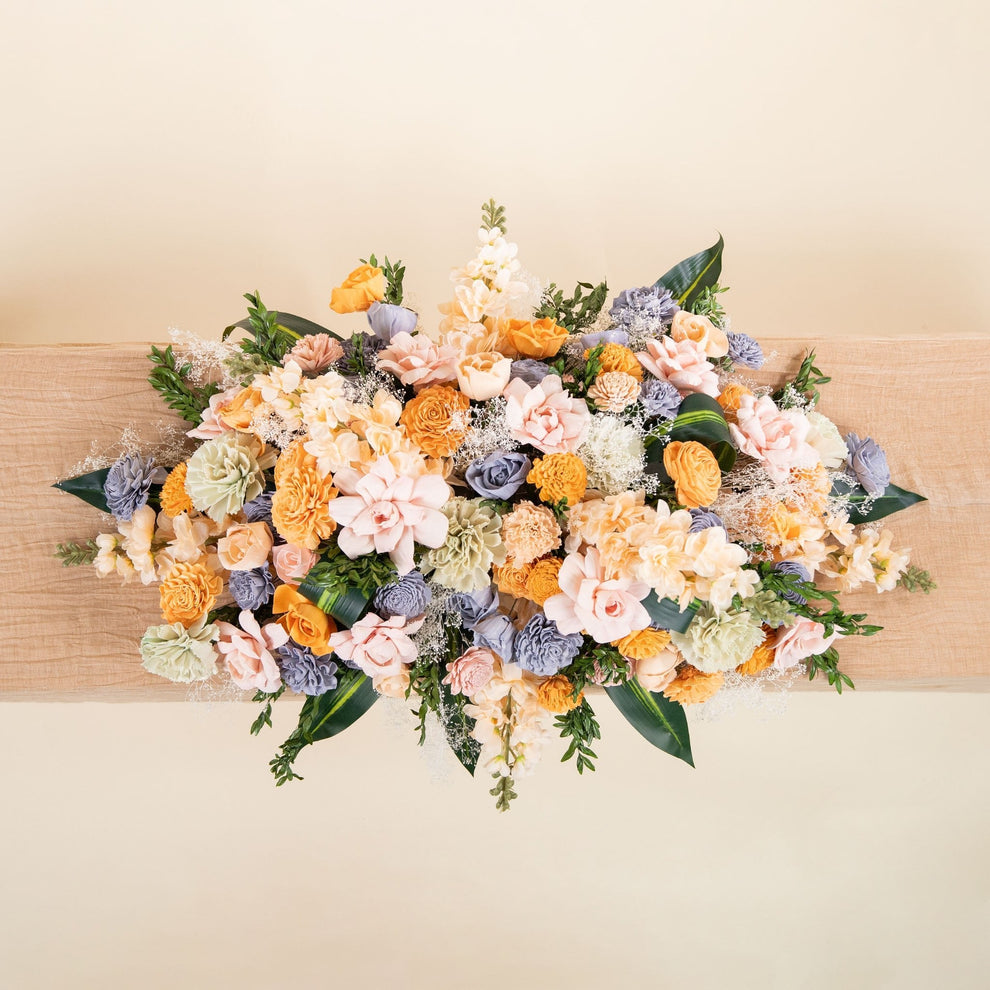 Serenity Casket Spray – Forever Floral by Sola
